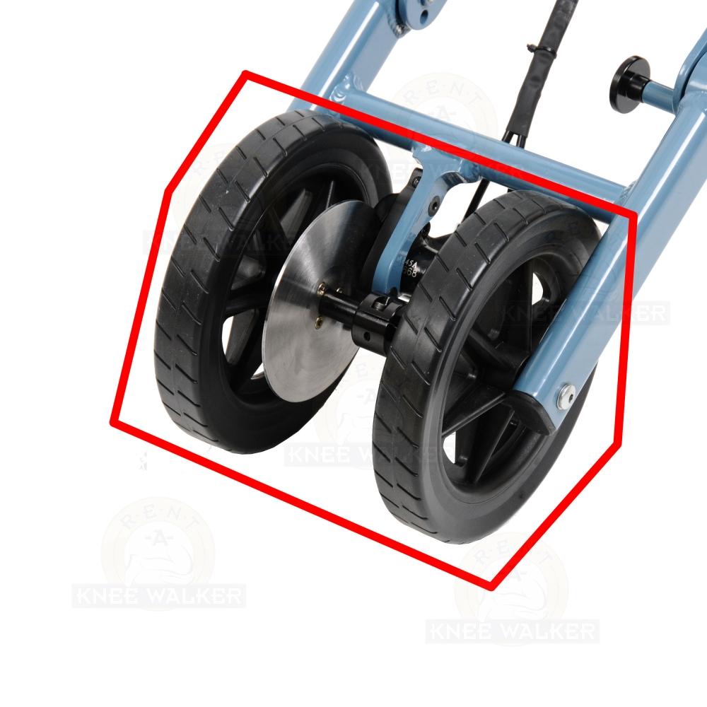 Rear Wheel Set (410) 410 : Rent A Knee Walker
